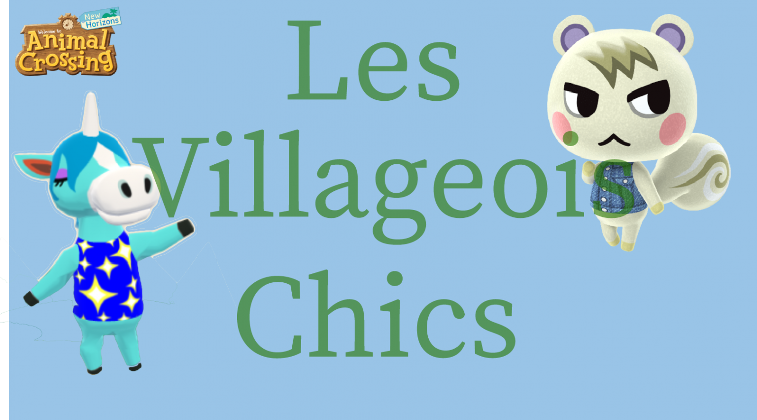Les villageois Versatiles • Animal Crossing New Horizons • TomNook.fr